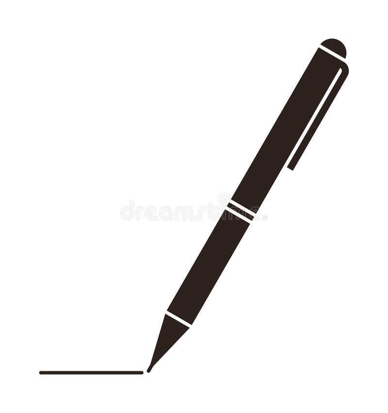 Symbole de stylo illustration de vecteur. Illustration du fond - 40077702
