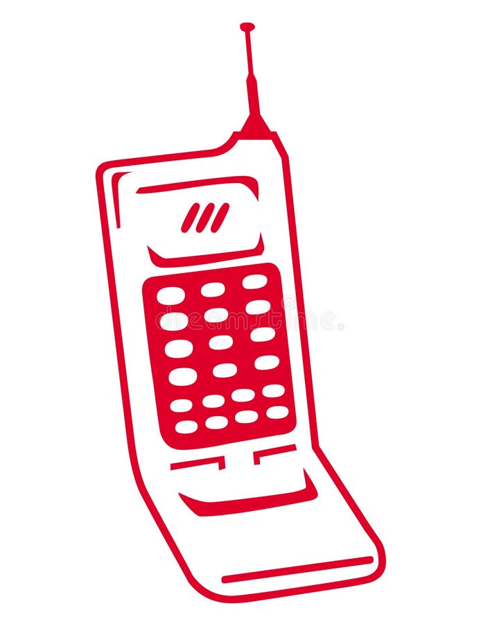 Symbole De Téléphone Portable Illustration Stock - Illustration du ...