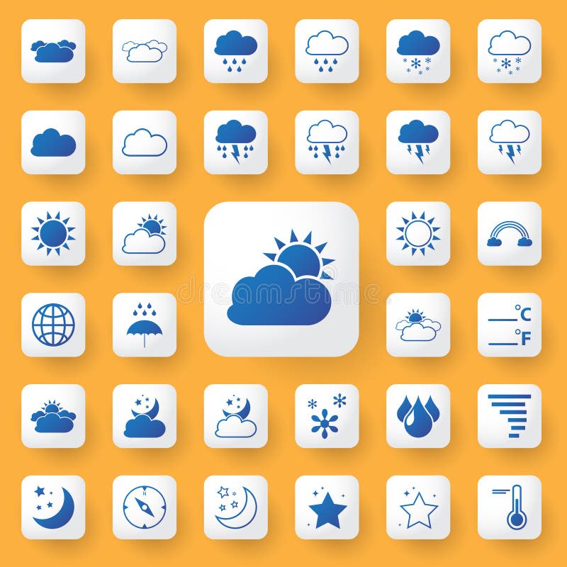 Symbole De Temps Et Ensemble D'application D'icône Illustration De ...