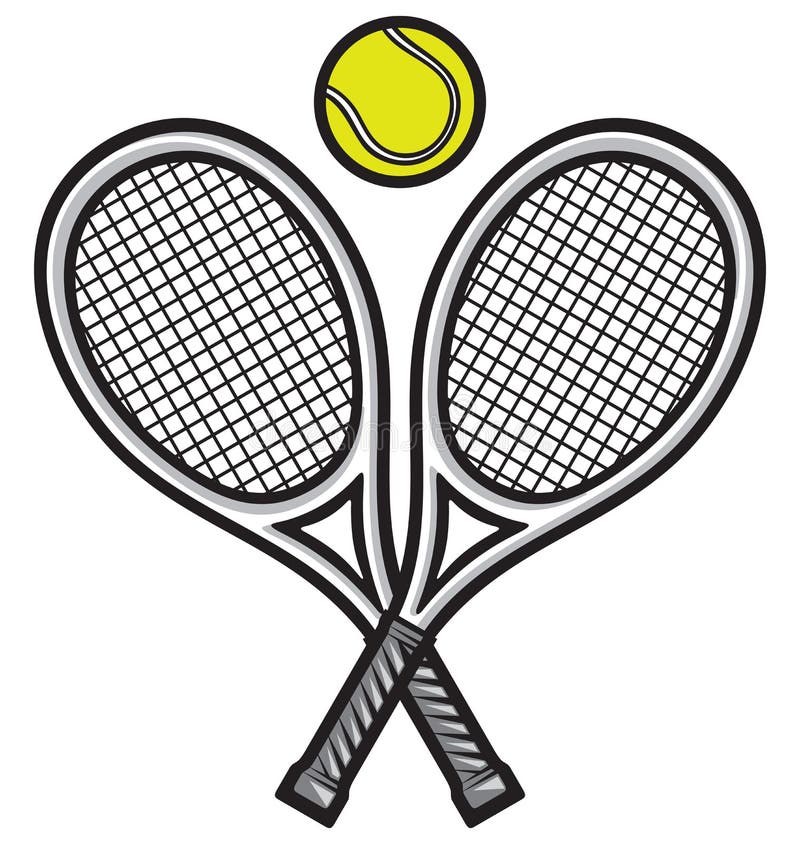 Symbole de tennis illustration de vecteur. Illustration du courbe ...