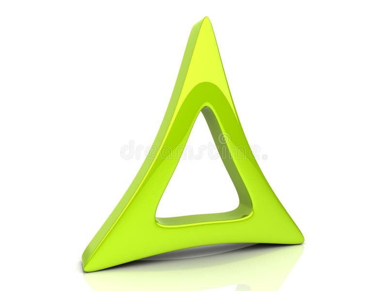 Symbole de triangle illustration stock. Illustration du isolement ...