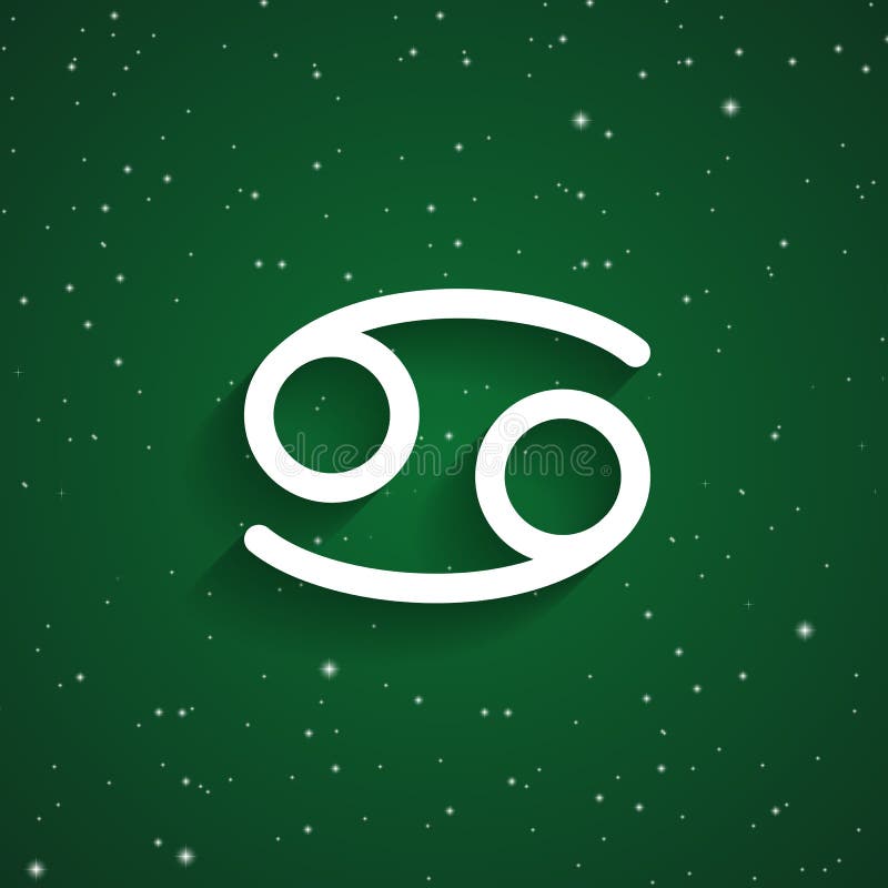 Symbole De Zodiaque De Cancer Illustration Stock - Illustration du ...