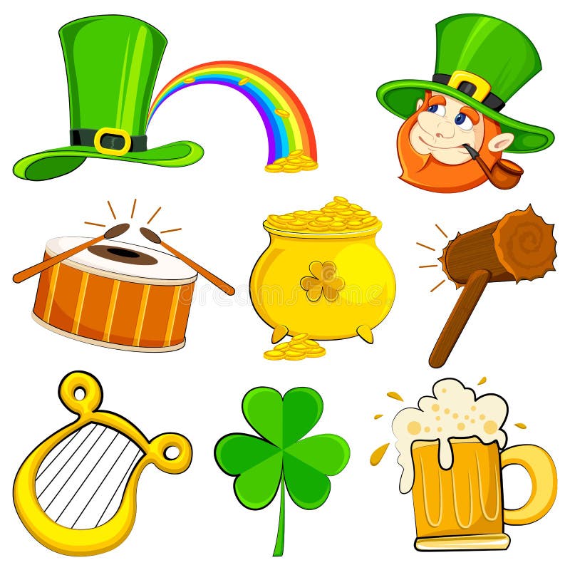 Symbole Du Jour De Patrick De Saint Illustration de Vecteur ...