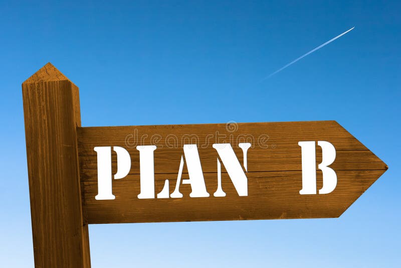 Symbole du plan B image stock. Image du neuf, sens, pointage - 156052819