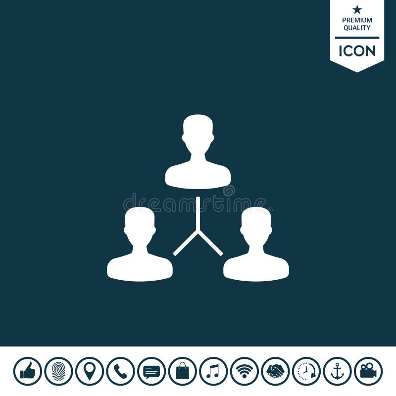 Symbole Humain De Connexion Illustration de Vecteur - Illustration du ...