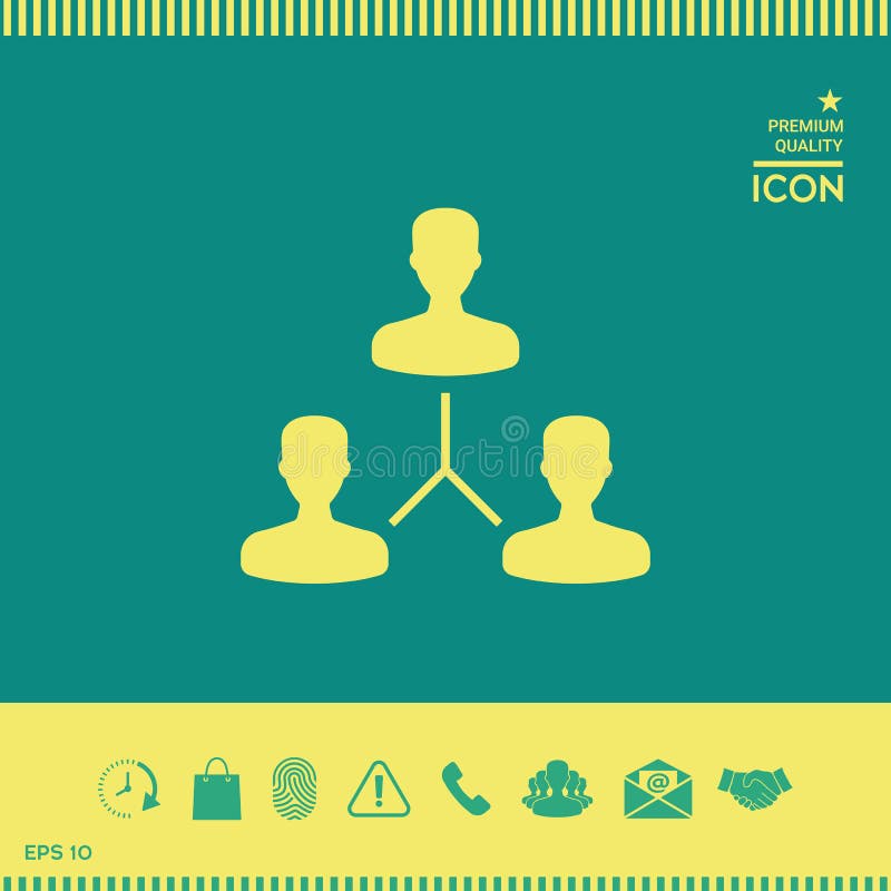 Symbole Humain De Connexion Illustration de Vecteur - Illustration du ...