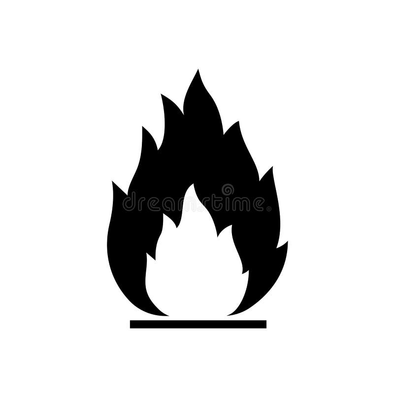Symbole Inflammable Vecteur Illustration de Vecteur - Illustration du ...