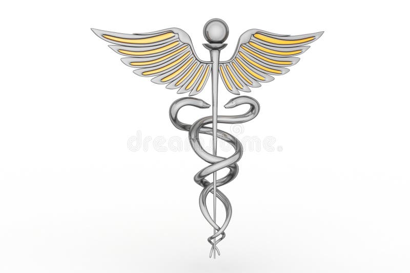 Caducée, Symbole Des Dentistes Illustration Stock - Illustration du ...