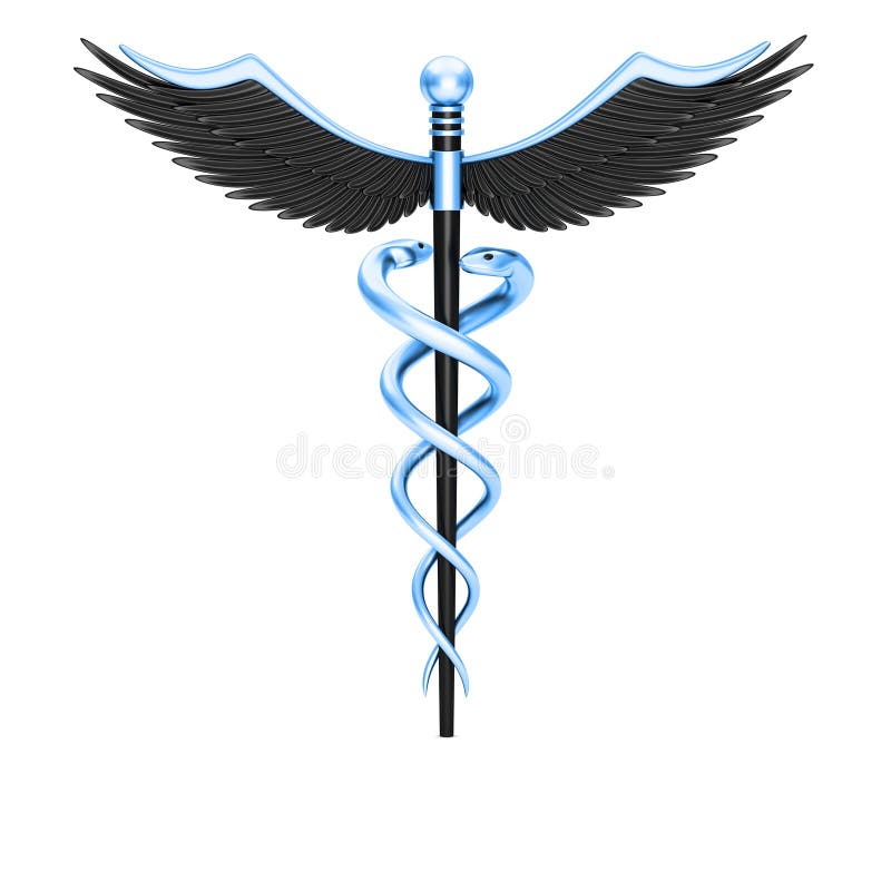 Caducée, Symbole Des Dentistes Illustration Stock - Illustration du ...