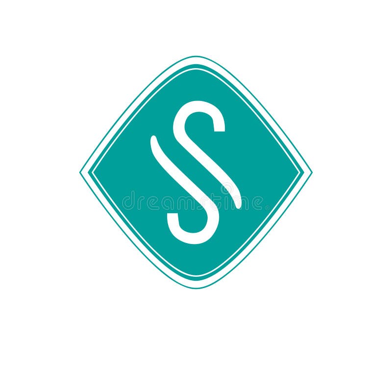 Symbole moderne bleu illustration de vecteur. Illustration du endless ...