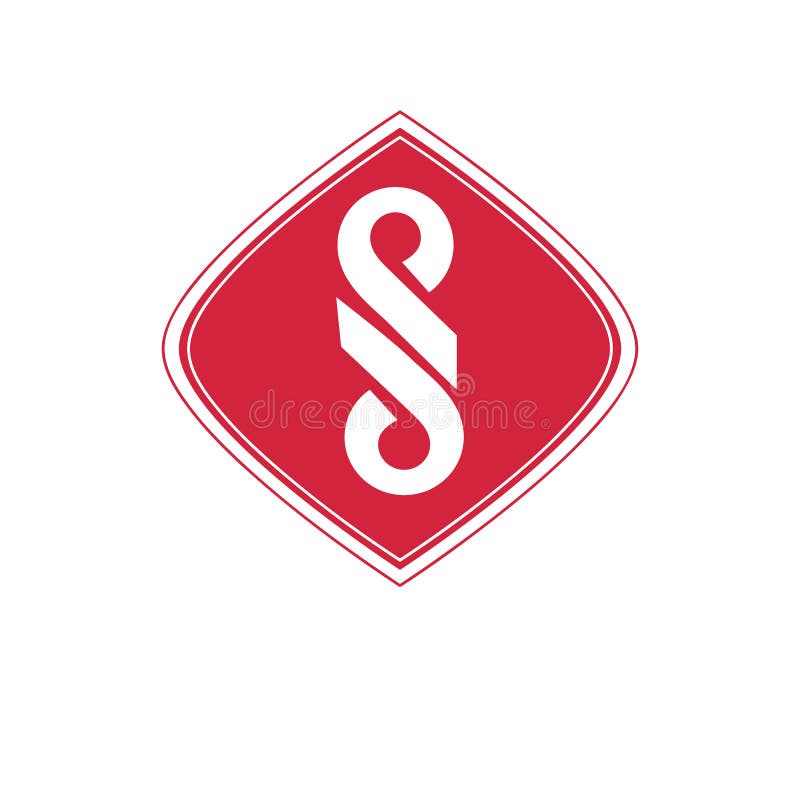 Symbole moderne rouge illustration de vecteur. Illustration du éternité ...