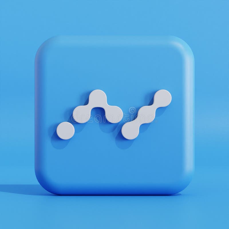 Symbole Nano Crypto Symbole Logo 3d Illustration Photographie éditorial ...