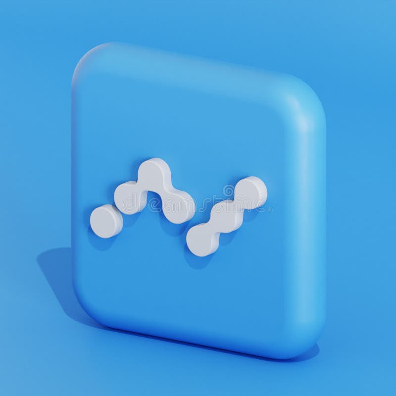 Symbole Nano Crypto Symbole Logo 3d Illustration Photographie éditorial ...