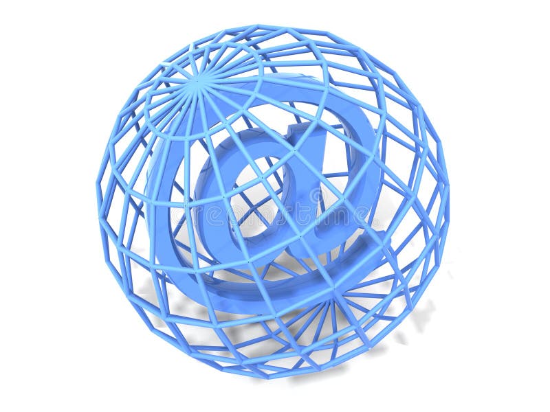Symbole pour l'Internet illustration stock. Illustration du signe - 3025066