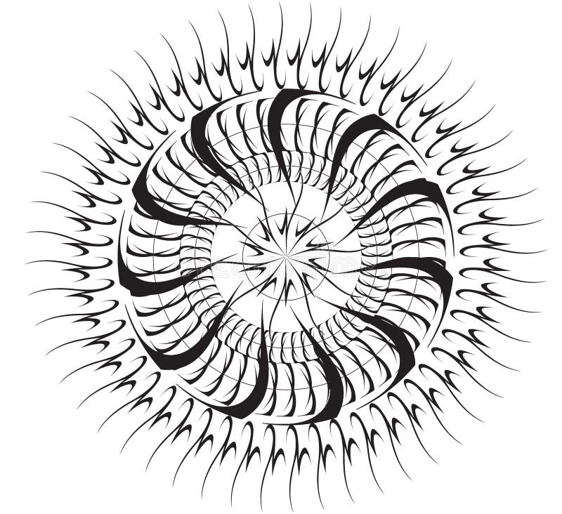 Symbole rond illustration de vecteur. Illustration du soleil - 4949806