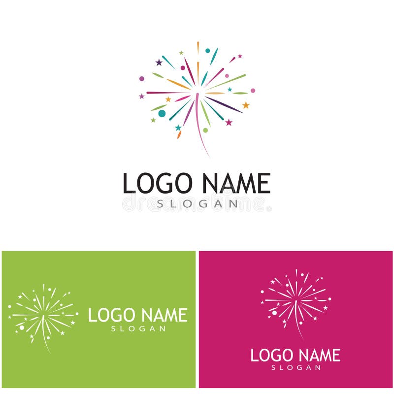 Symbole Vectoriel Du Logo Fireworks Illustration de Vecteur - Illustration du neuf, linéaire ...