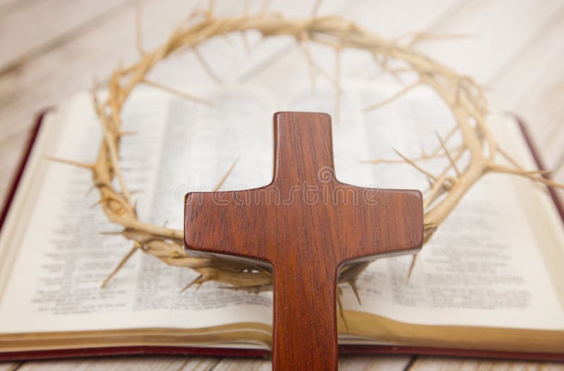 Symbolen van Christendom stock foto. Image of bijbel - 96895692