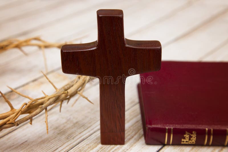 Symbolen Van Christendom En De Heilige Communie Stock Afbeelding ...