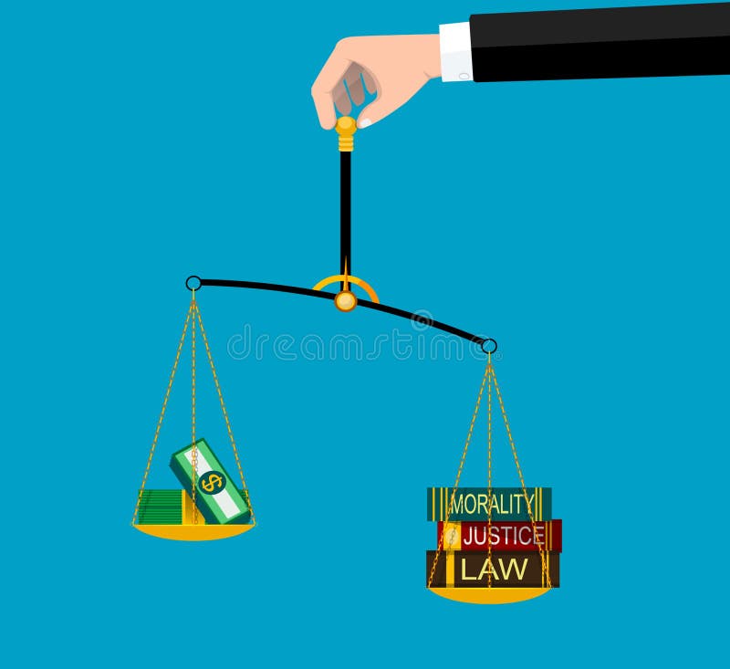 Symbolen Van Rechtvaardigheid Vector Illustratie - Illustration of ...