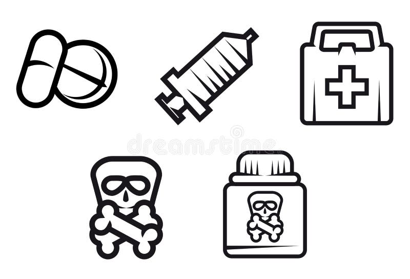 Pharmacie, Logo De Pharmacie Ou Label Médecine, Symbole De Médicament ...