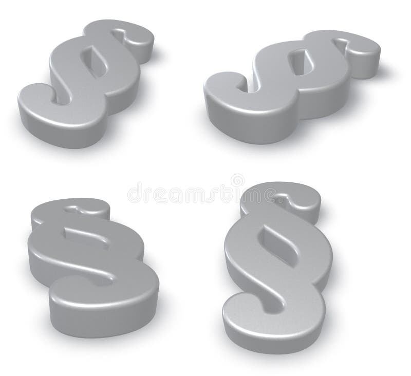 Symboles du paragraphe 3D illustration stock. Illustration du texte ...