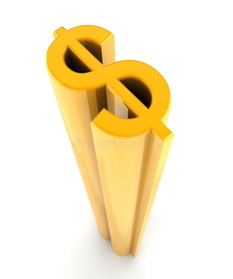 Symboles dollar illustration stock. Illustration du ordinateur - 46491851