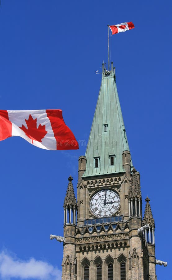 Symboles du Canada photo stock. Image du architecture - 5310706