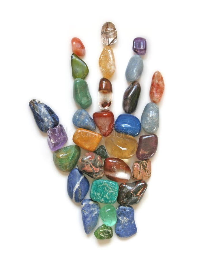 Symbolic Crystal Healing Hand Stock Image - Image of cure, receive ...