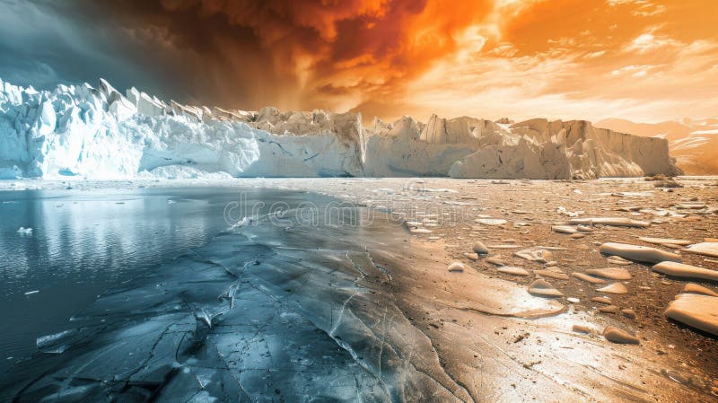 Symbolic Depiction of Challenges Posed by Global Warming on the Planet ... Symbolic Depiction of Challenges Posed by Global Warming on the Planet ...
