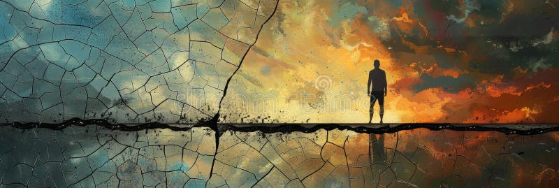 Symbolic Depiction of Overcoming Trauma Transitioning from Struggle To ... Symbolic Depiction of Overcoming Trauma Transitioning from Struggle To ...
