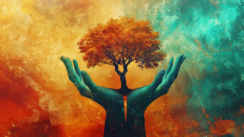 Symbolic Depiction of Overcoming Trauma a Visual Narrative of Struggle ... Symbolic Depiction of Overcoming Trauma a Visual Narrative of Struggle ...