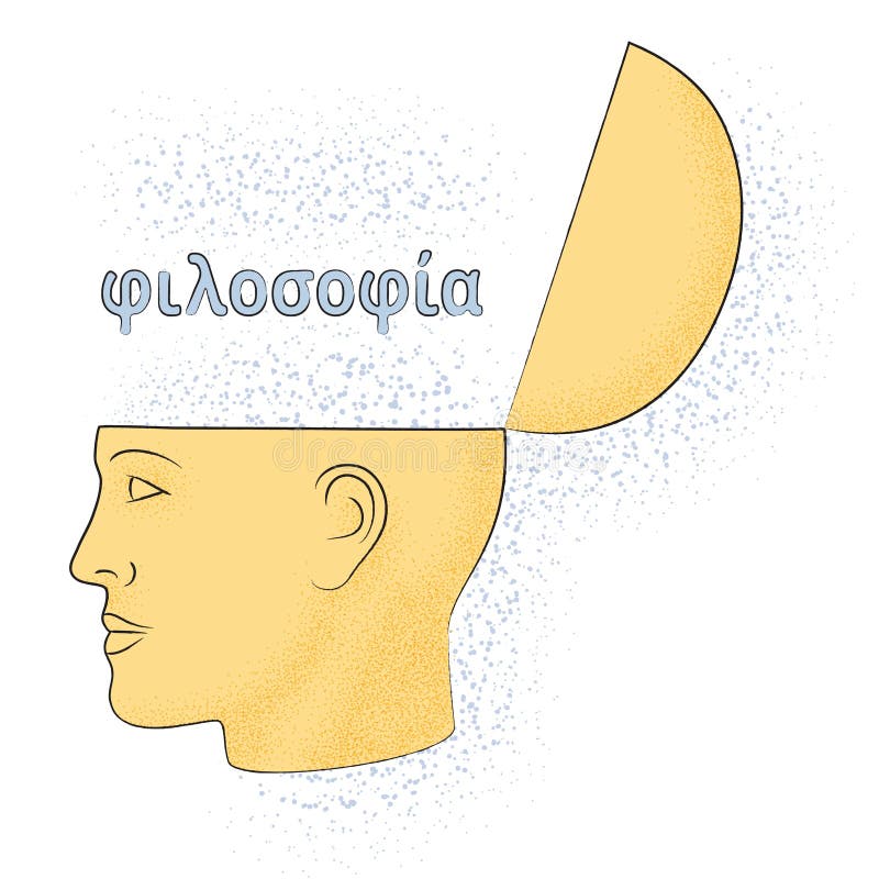 Symbolic Drawing of the Knowledge of Philosophy Stock Vector ...