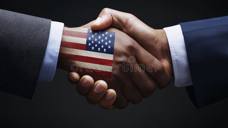 A Symbolic Handshake Representation Showcasing Diversity and Unity with ...