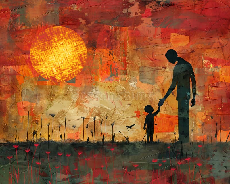 A Symbolic Illustration of the Love of a Father and Son, Father S Day ...