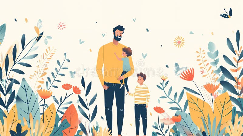 A Symbolic Illustration of the Love of a Father and Son, Father S Day ...