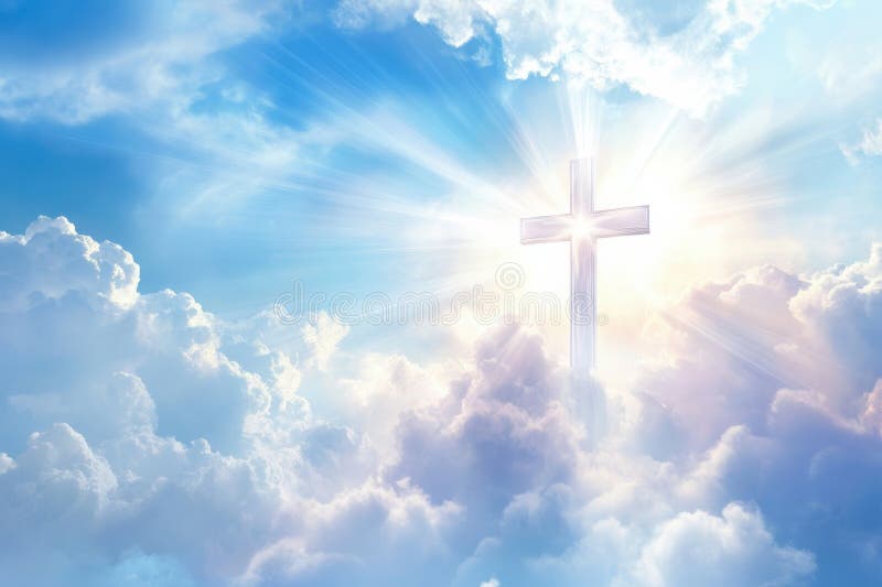 A Symbolic Illustration of a Religious Theme, with Soft Rays of Light ...