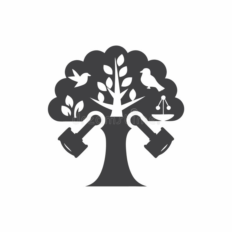 Symbolic Image of an Environmental Lawyer in a Green Context, Using a ...