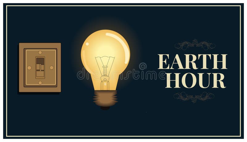 Earth Hour – Switch Off for the Planet Stock Vector - Illustration of ...