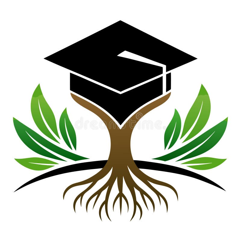 Education Tree: Growth, Knowledge, and Graduation, Symbolizing Learning ...