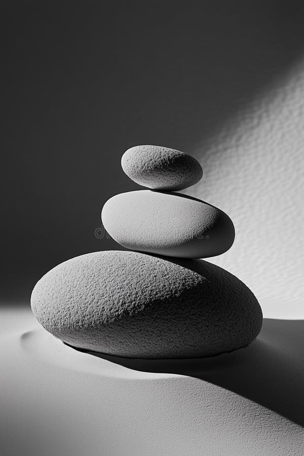 A Symbolic and Meditative Image, Representing Balance, Harmony, and ...