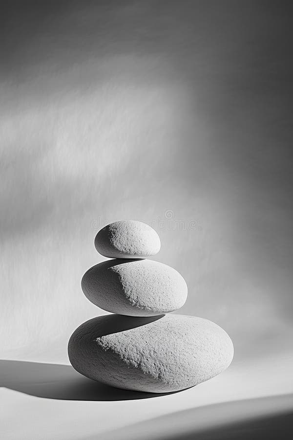A Symbolic and Meditative Image, Representing Balance, Harmony, and ...