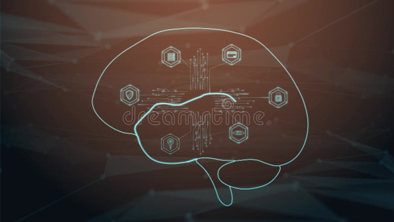 Symbolic Movement of Electrons on Pallet Roads of a Microchip in Blue ...