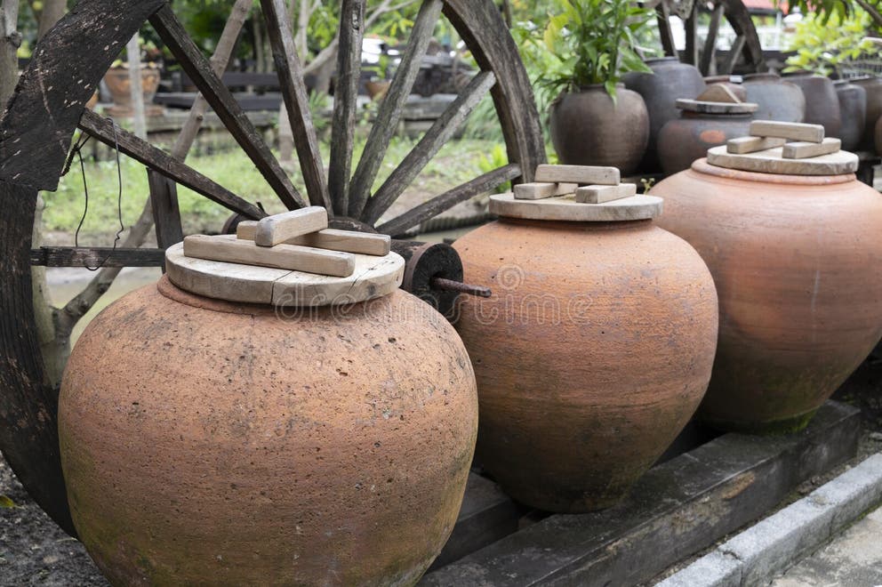 Symbolic Objects of Many Jars Stock Photo - Image of background ...