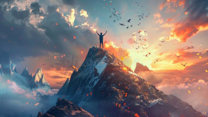 Symbolic Representation of Achieving Milestones and Thriving in Life ...