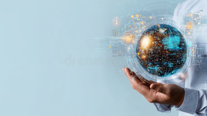 A Symbolic Representation of Global Unity and Awareness: a Man Cradling ...