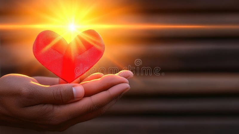 Symbolic Representation of Hope and Healing with Heart in Sunlight ...