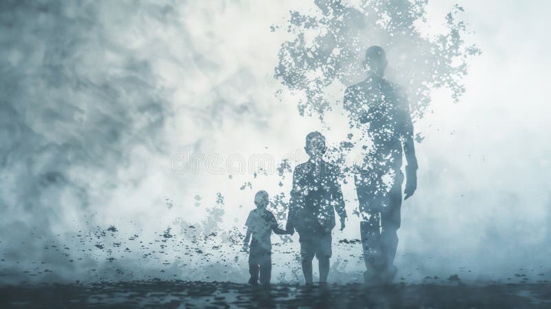 Symbolic Representation Intergenerational Trauma Emotional Burden Stock ...