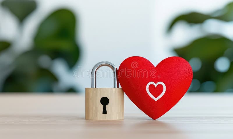 A Symbolic Representation of Love and Security, Featuring a Heart and a ...