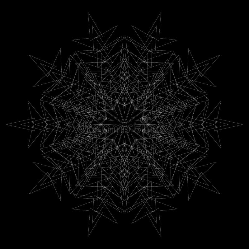 Symbolic Sacred Geometry Element. Abstract Circular, Radial Pat Stock ...