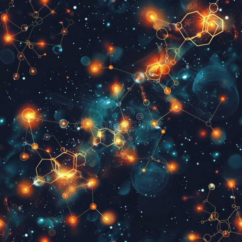 Symbolic Seamless Pattern, Science Research, Green Energy, Alternative ...